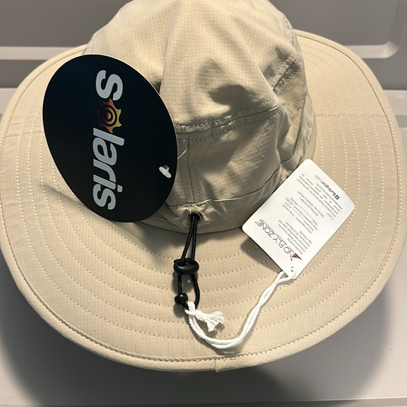 solaris | Accessories | Nwt Solaris Safari Hard Brim Sun Hat Uv ...